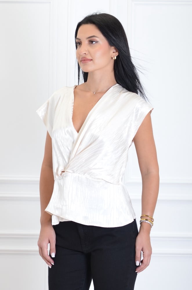 AVANT GARDE WRAP TOP | Celia Boutique