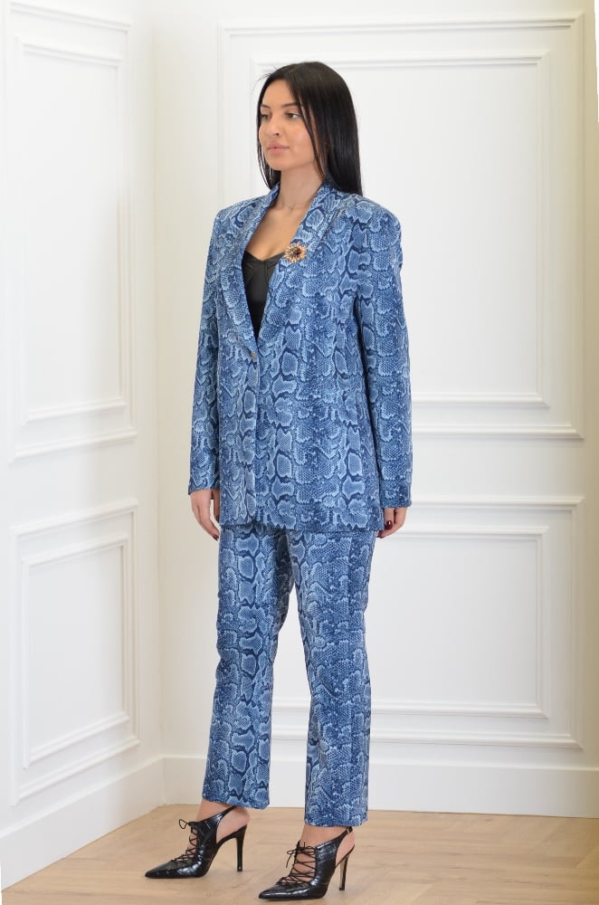 THE HOUSE OF ANGELS BLUE SNAKE SUIT SET | Celia Boutique