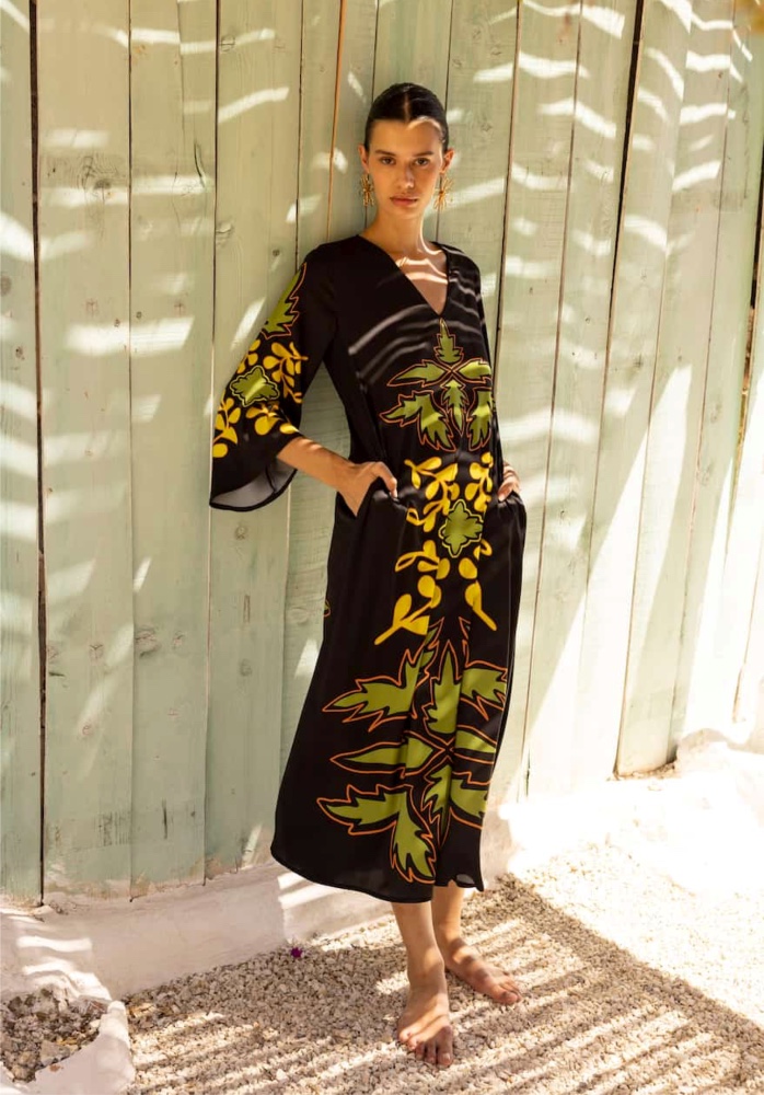 NEMA LEAF DRESS | Celia Boutique